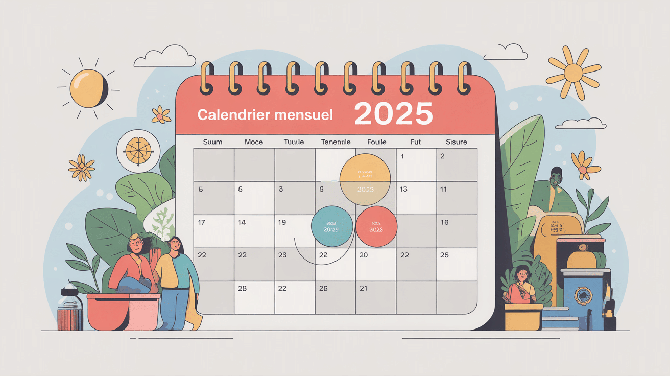 Calendrier Mensuel 2025 À Imprimer Modèles Gratuits Et Conseils Pratiques